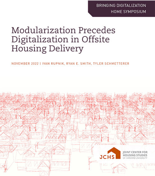 Modularization Precedes Digitalization In Offsite Housing Delivery
